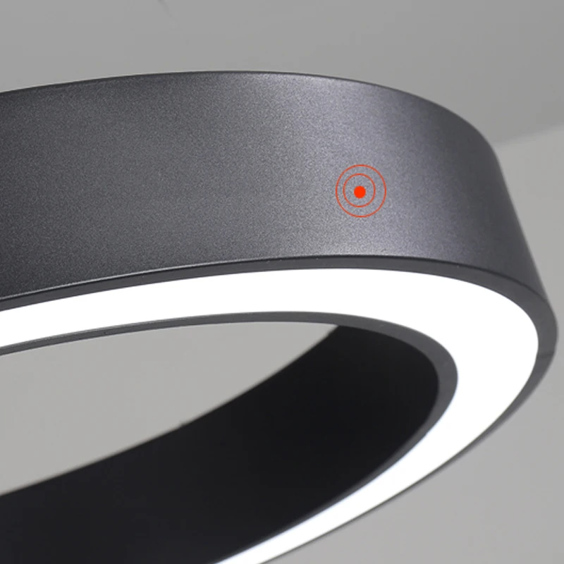 Modern D400 500 600 700 800 1000 1200mm Single Ring Circle Ring Led ...