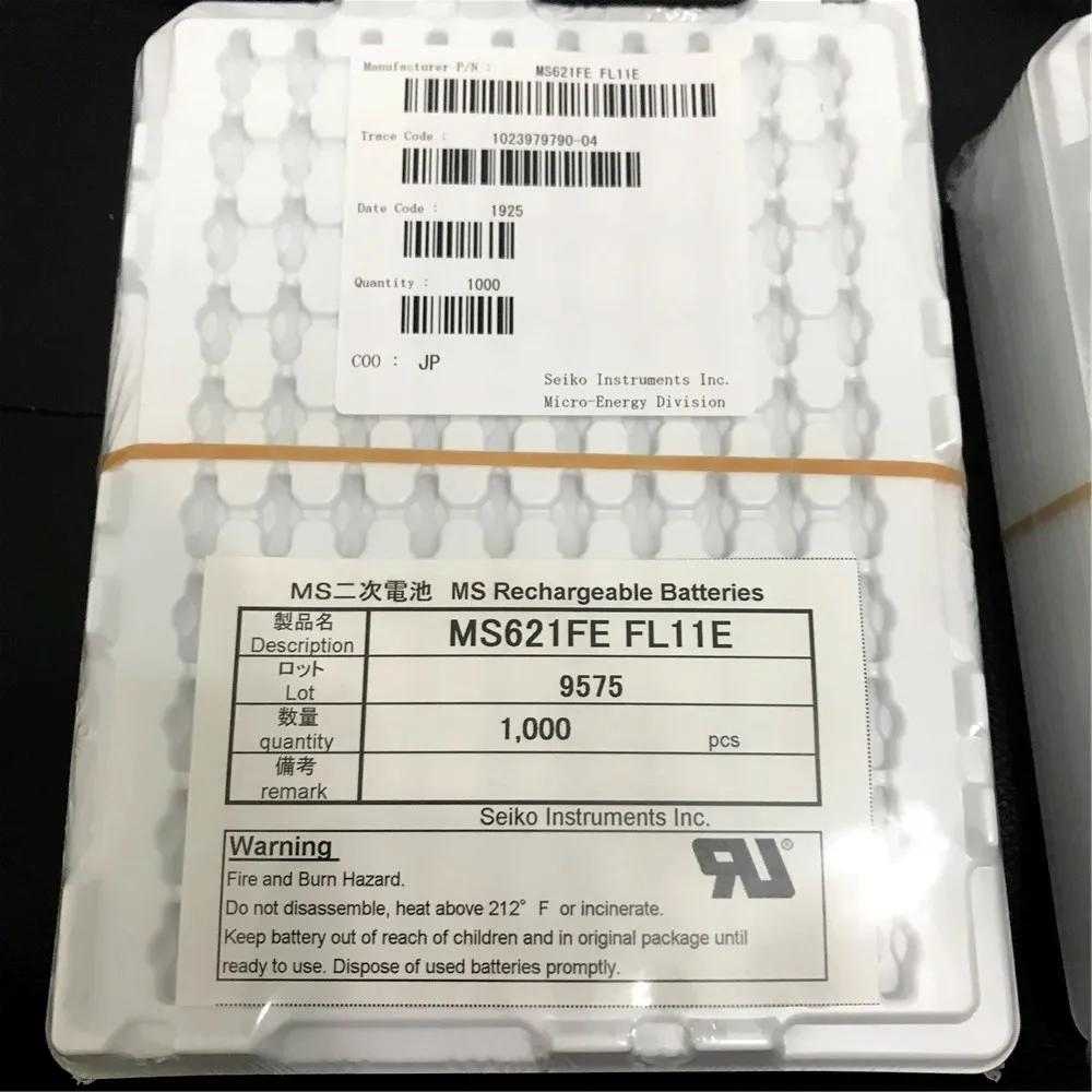 Coin Cell Battery Ms621fe-fl11e Battery Lithium 3v Coin Cell Battery ...