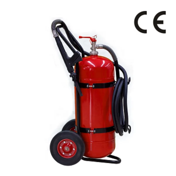 Wheeled Mobile Fire Extinguisher - 50KG Dry Powder