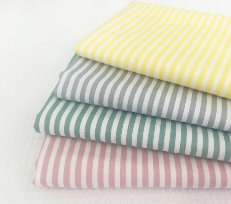 Series High Quality Woven Cotton Classic Style Striped Fabric Bedding ...