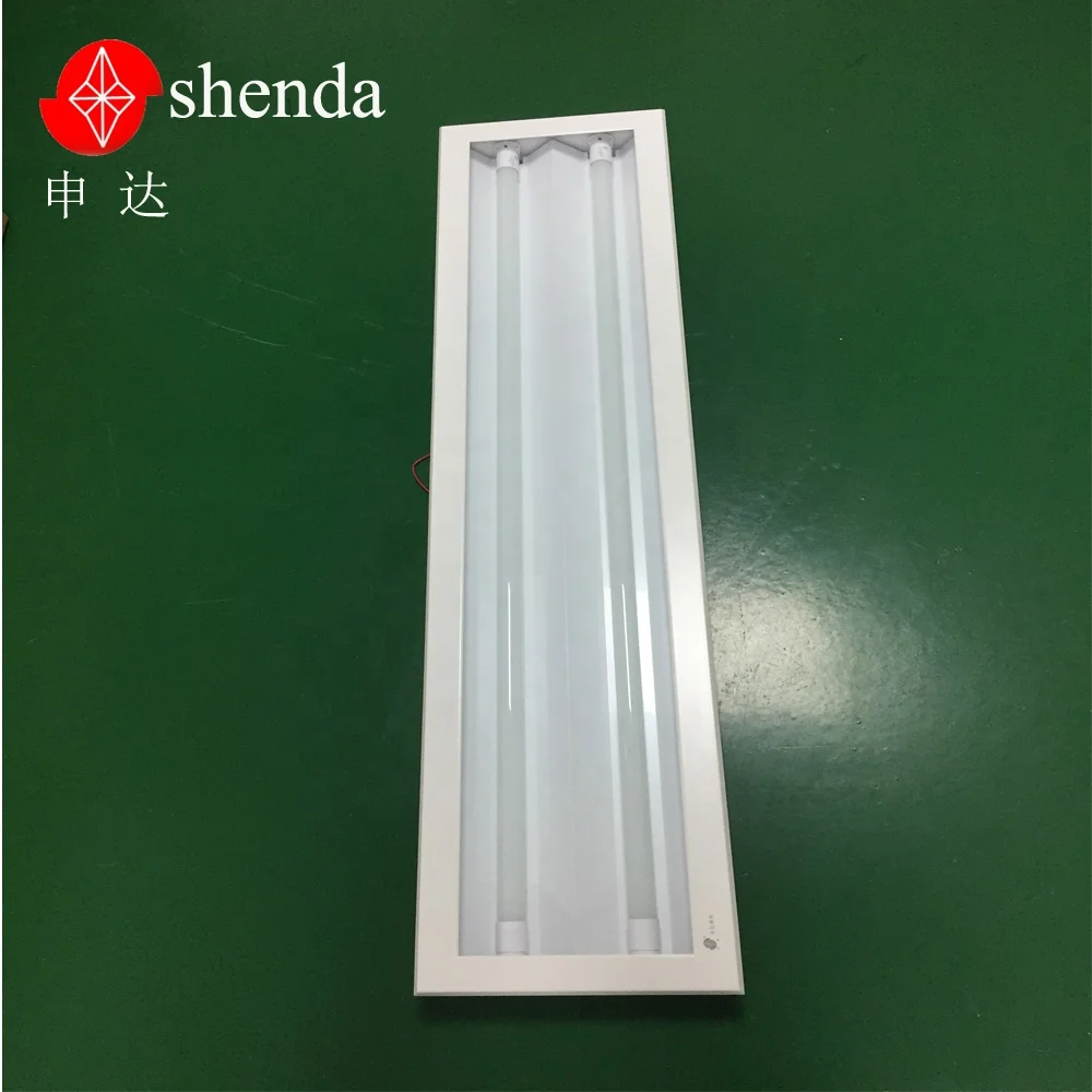 Waterproof Ip65 T8 18wx2 Bottom Openable Cleanroom Recessed Led Fitting ...