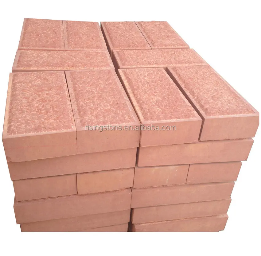 Red Sandstone Building Blocks - Durable & Versatile