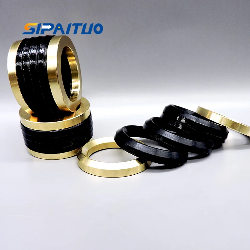 Nbr Rubber Fabric Reinforced Hydraulic V Ring Seal Set Vee Packing ...