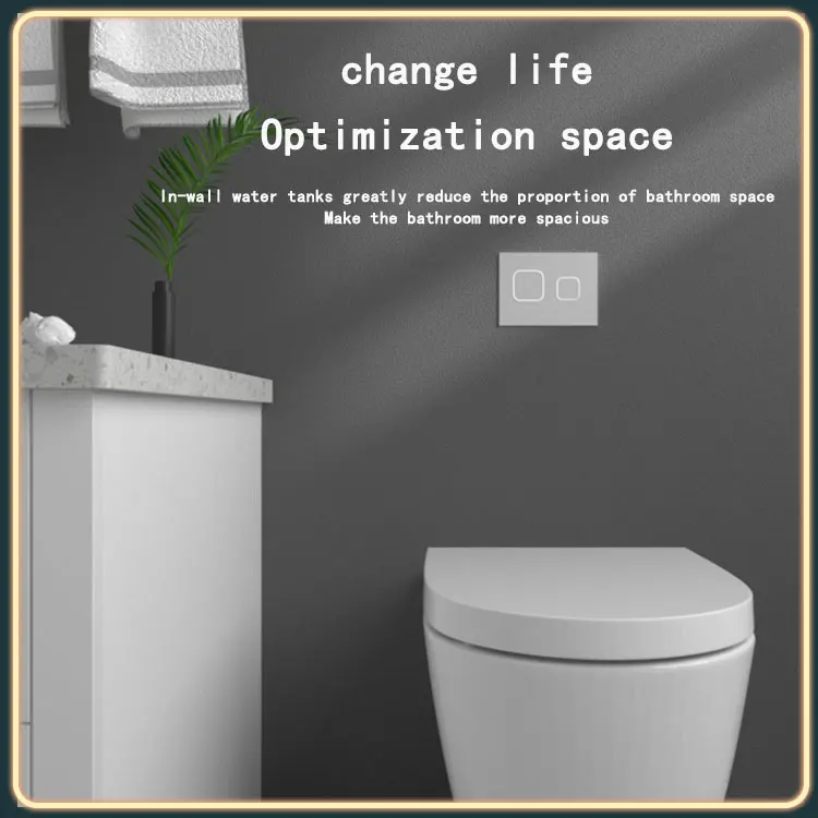 Dual-flush Wall Hung Concealed Cistern Hidden Concealed Flush Water ...