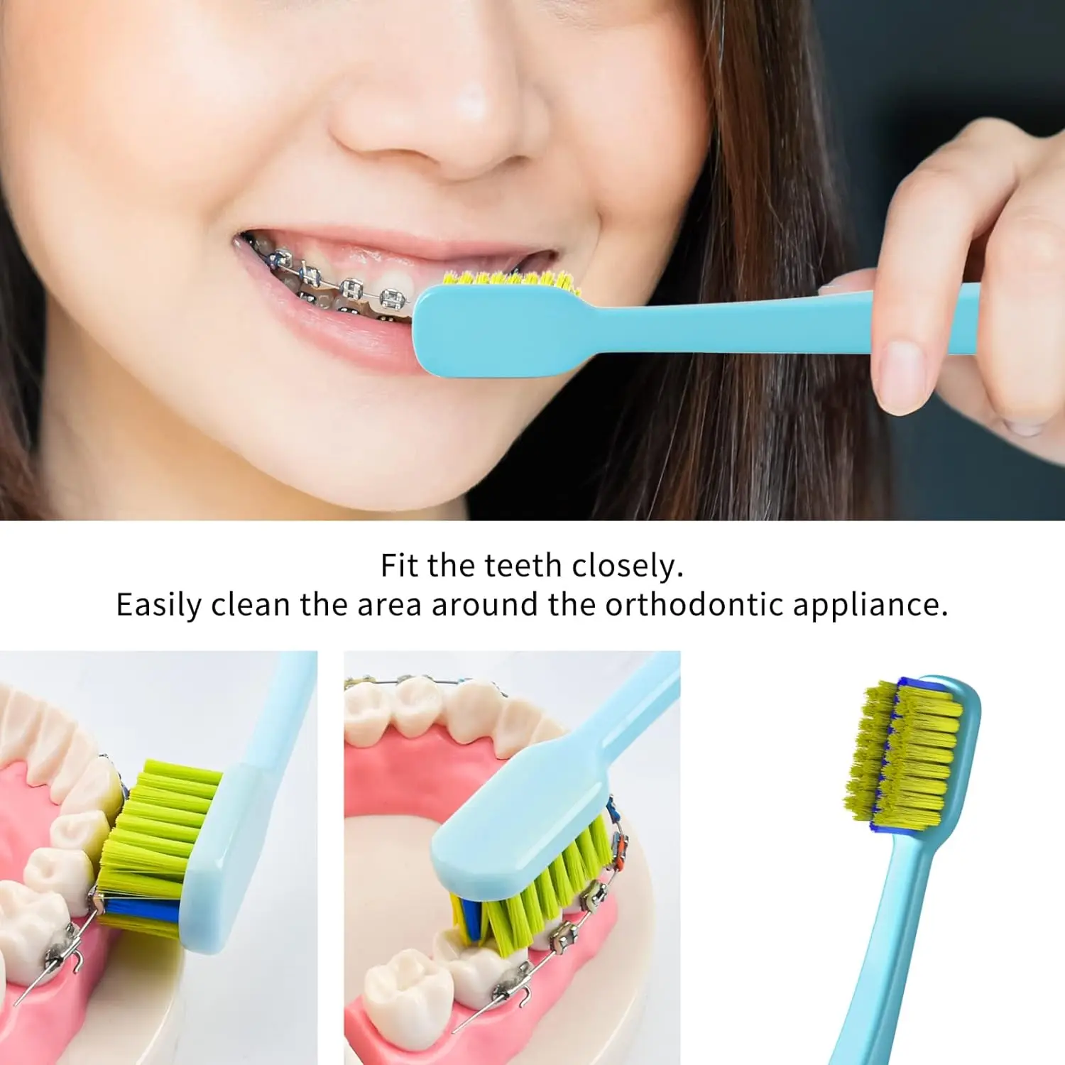 Oem Odm Orthodontic Toothbrush Orthodontic Orthodontic Toothbrush For ...