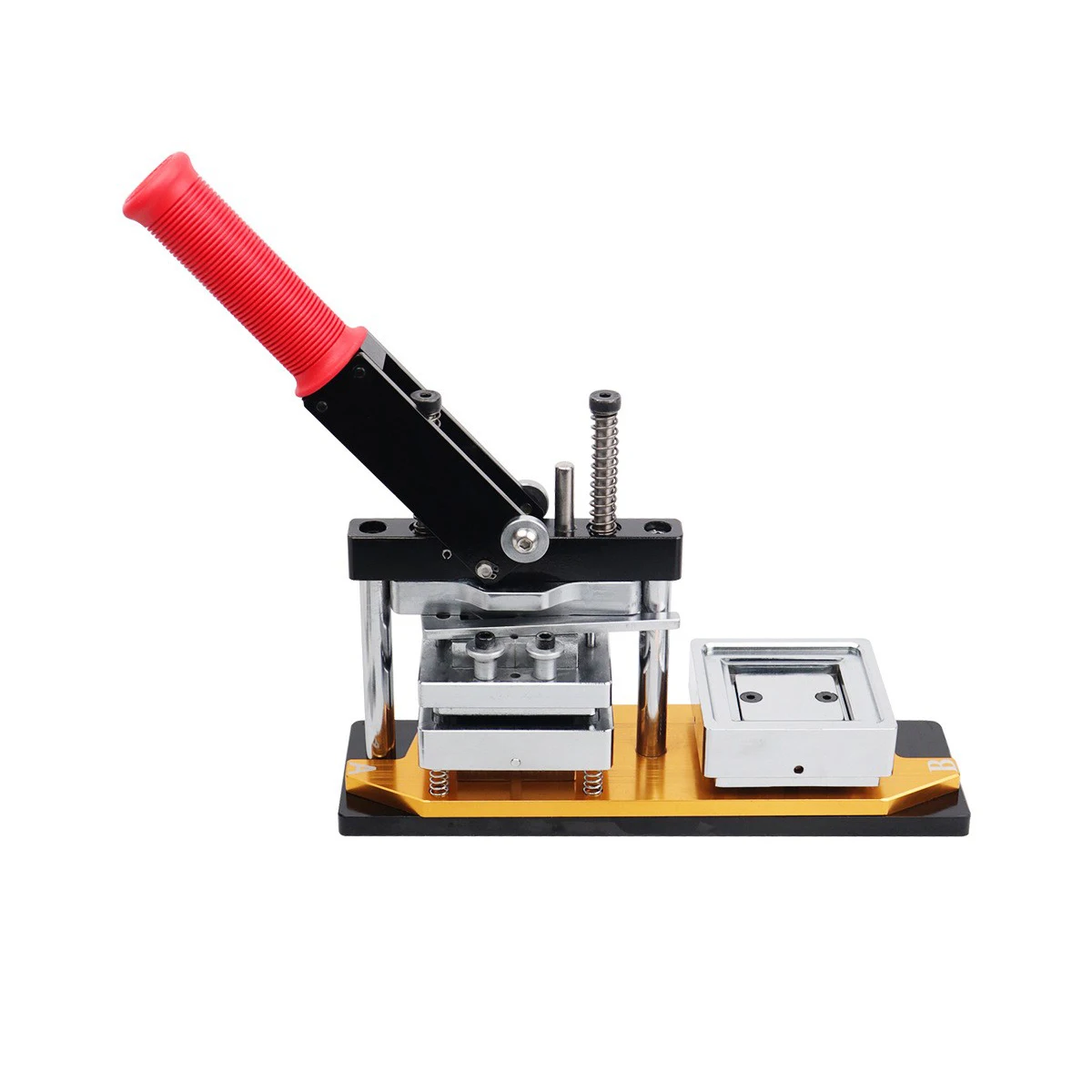 63.5mm Square Fridge Magnet Making Machine with Cutter