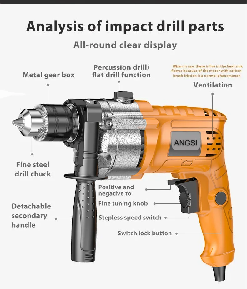 Lianghua Power Drill Tool Set - 46PCS High Quality Combo Kit