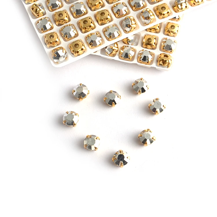 Wholesale Fancy Color Diamond Glass Stone Claw Crystal Sew On Fancy ...