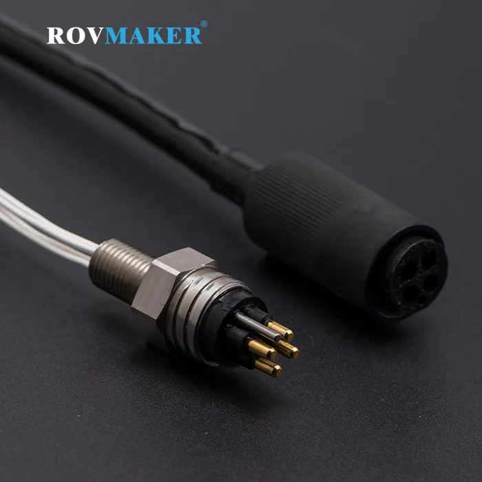 Rovmaker Mcbh 4m Mcil 4f Underwater Electrical Bulkhead Connector Of ...