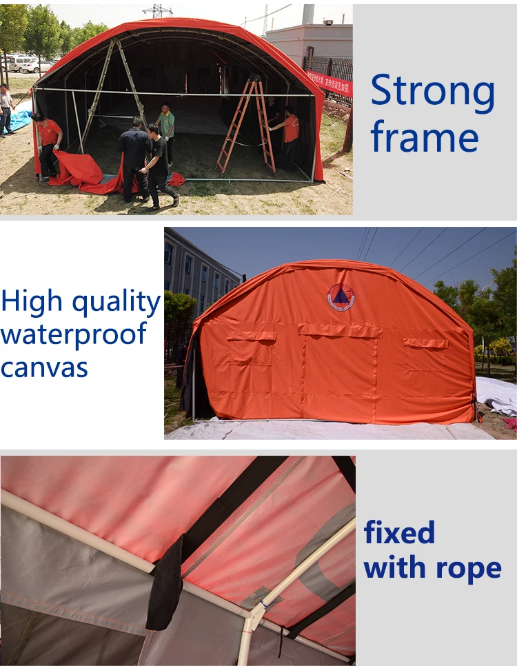 Emergency Tube UN Survival Shelter - Large Disaster Relief Tent