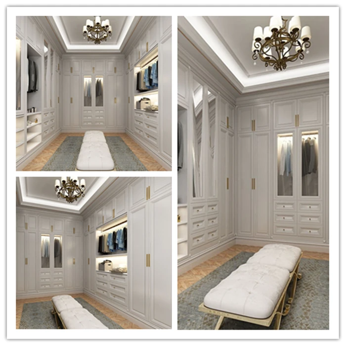 Nicocabinet Custom Modern Style Modular Solid Wood Walk In Robe Bedroom ...