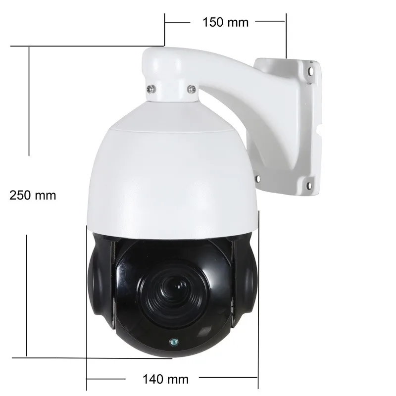 8MP 4K PTZ Camera with 20x Optical Zoom, Waterproof Design, Night ...