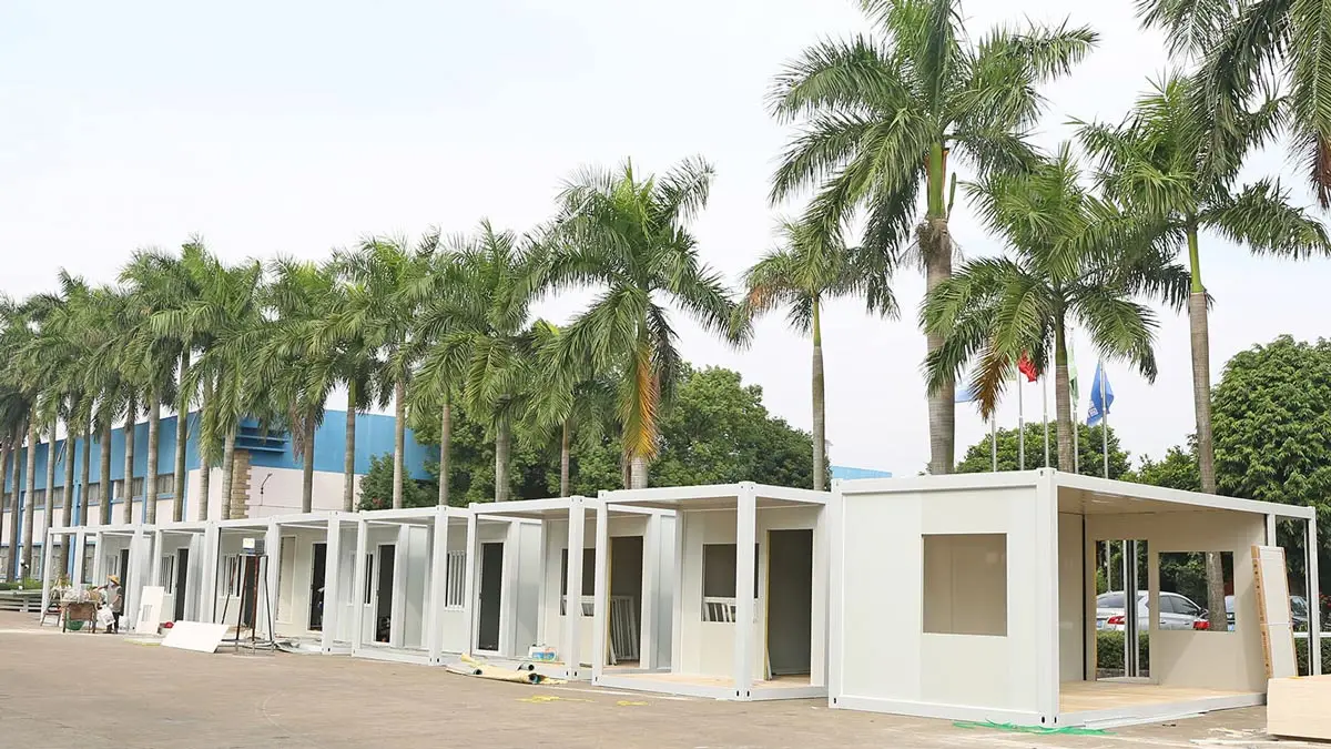 Two Storey Coffee Shop 20ft Prefabricated Luxury Modular Convenience ...