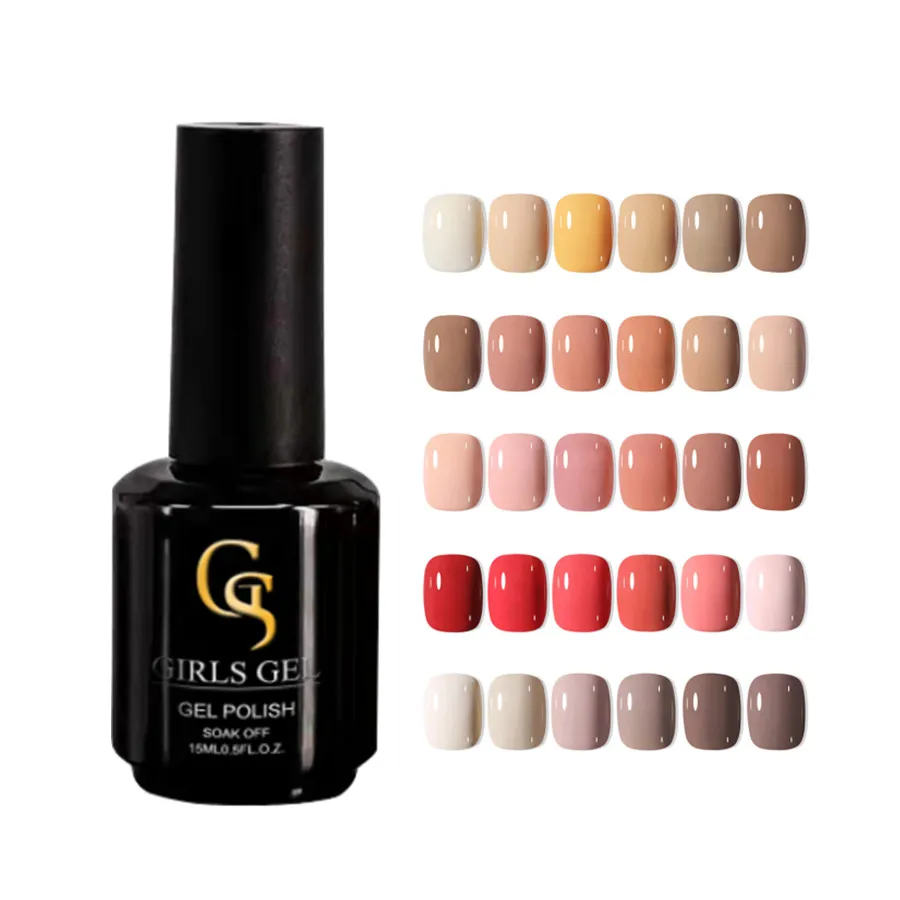 Gs Girlsgel 96 Colors Gel Nail Polish Colorful Soak Off Uv Gel Nail ...