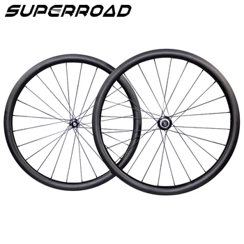 Custom 700c Carbon Fiber Bike Bicycle Road Disc Disk Brake Tubeless ...