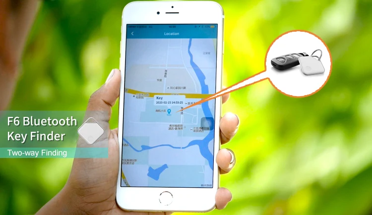 Ble 5.0 Tiny Bluetooth Tracking Device Smart Keychain Tracker Bluetooth ...