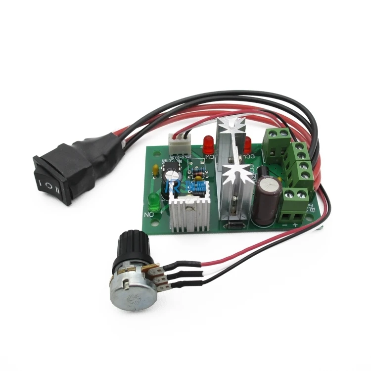 CCM6N PWM DC Motor Speed Controller - 12V, 6A, 6V Gear Motor