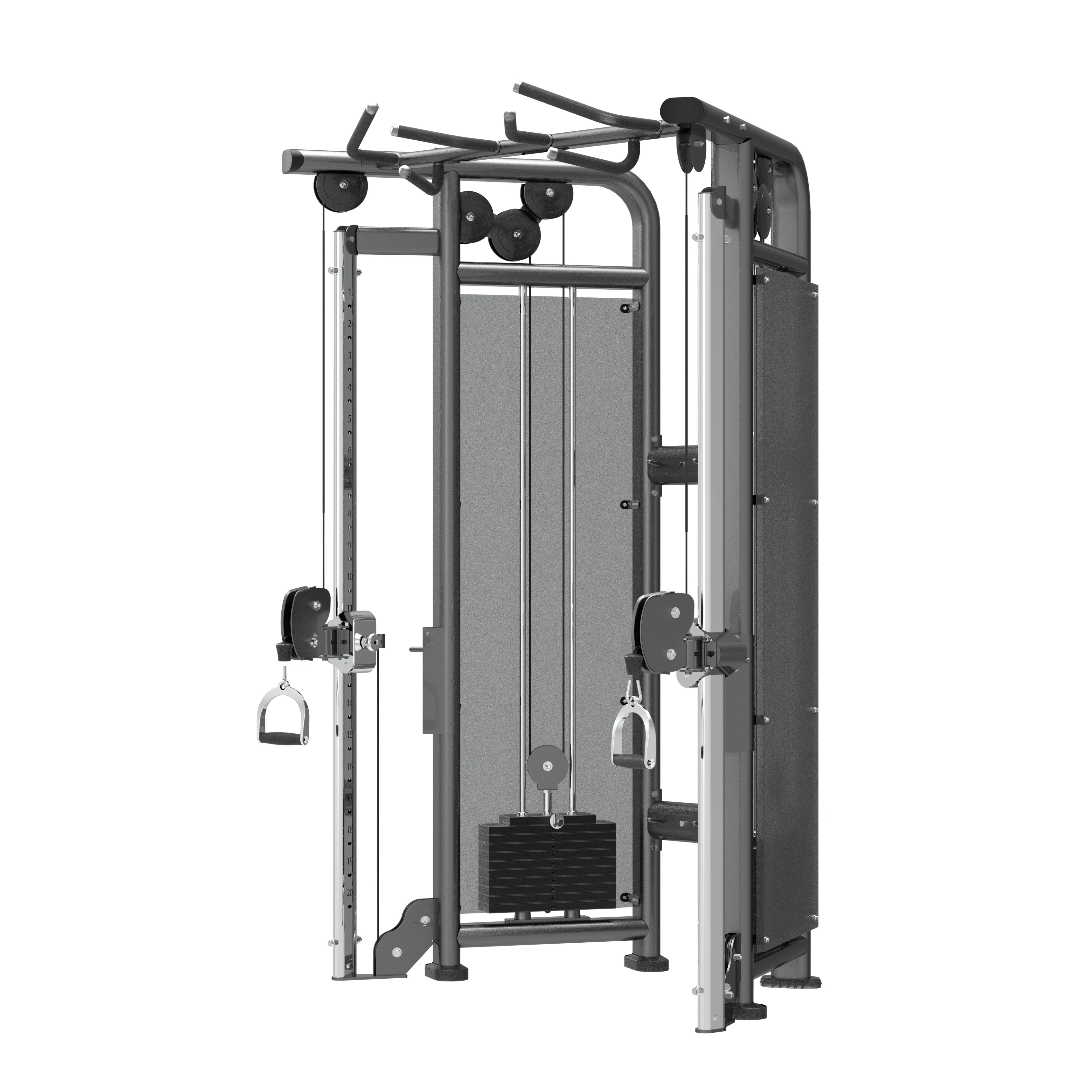 Commercial Multi-Functional Steel Cable Crossover Gym Equipment
