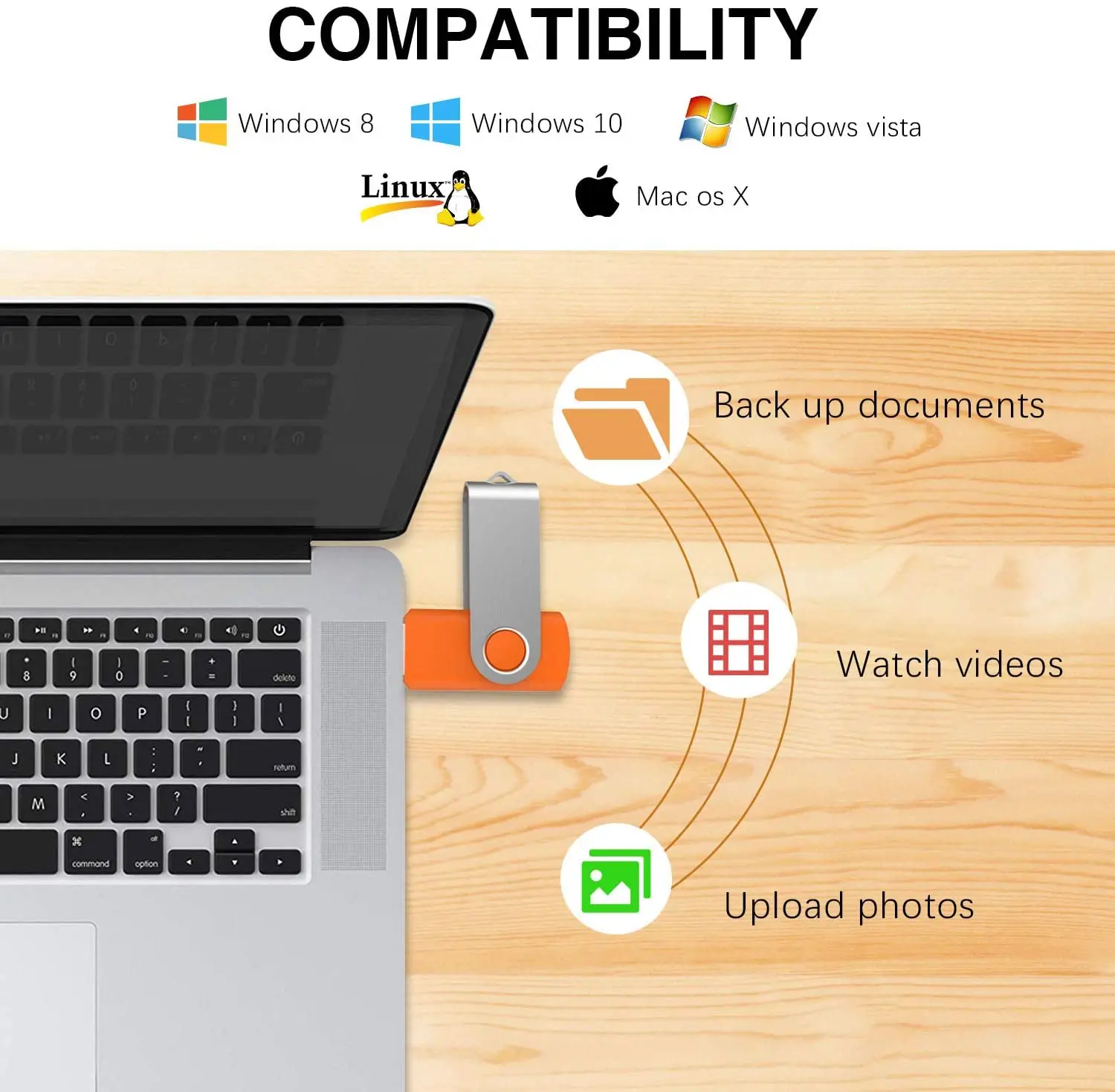 Topesel 5 Pack 32gb Usb 2.0 Flash Drive Memory Stick Thumb Drives (5 ...