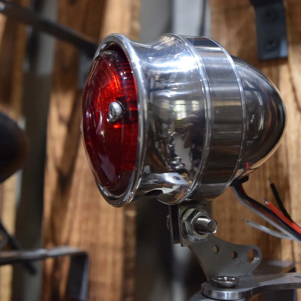 Motorcycle Led Red Rear Brake Stop Light Lamp For Custom Vintage ...