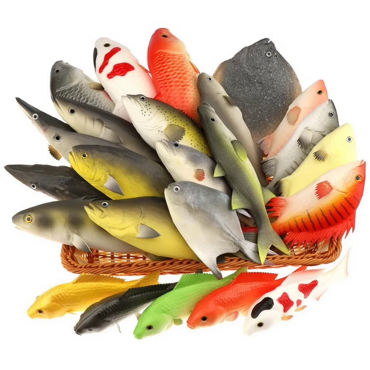Gresorth 29cm Fake Fish Decoration Artificial Yellow Fish Toy Realistic ...