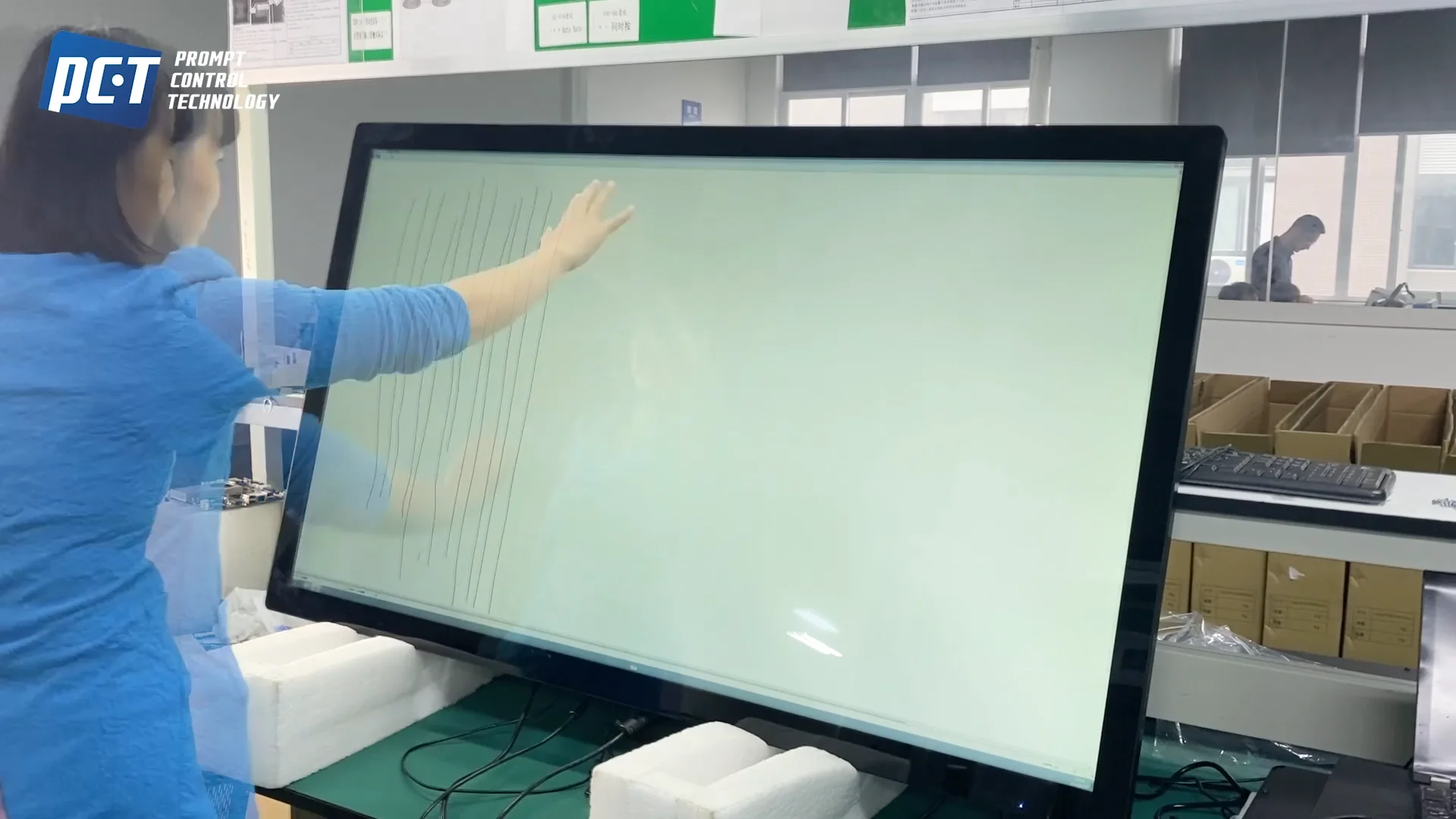 52 55 Inch Oem 4k Lcd Touch Screen Monitor - Buy 4k Touch Screen ...