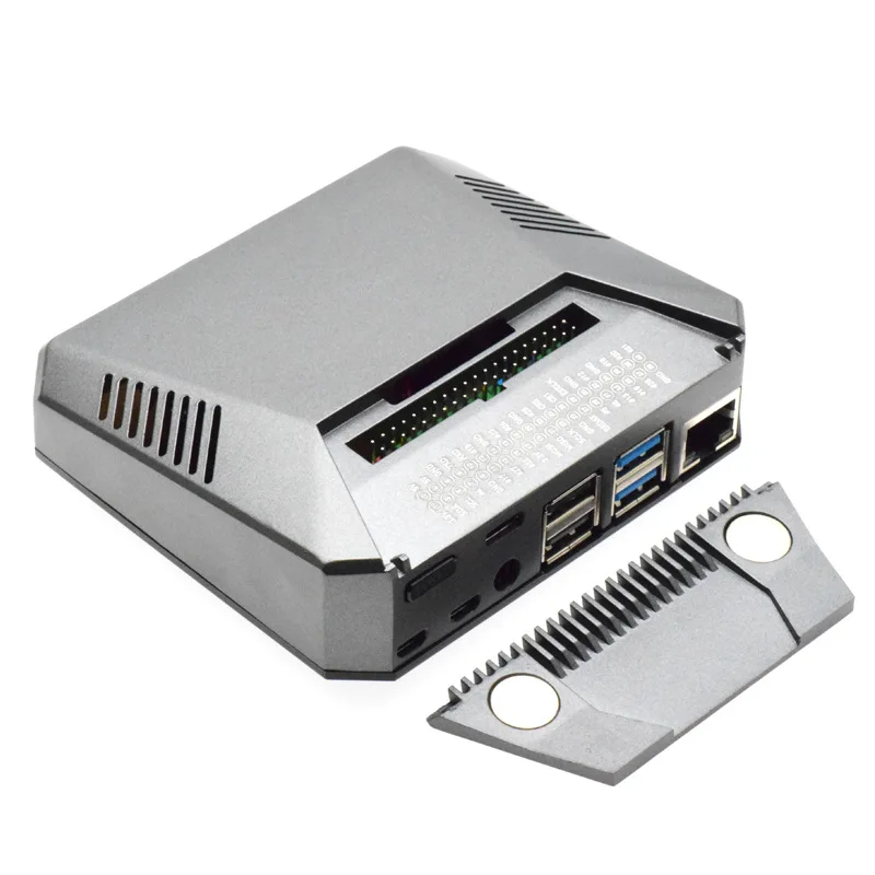 Argon One V2 Case For Raspberry Pi 4b Aluminum Case With Hd Ports Built-in Ir Remote ...
