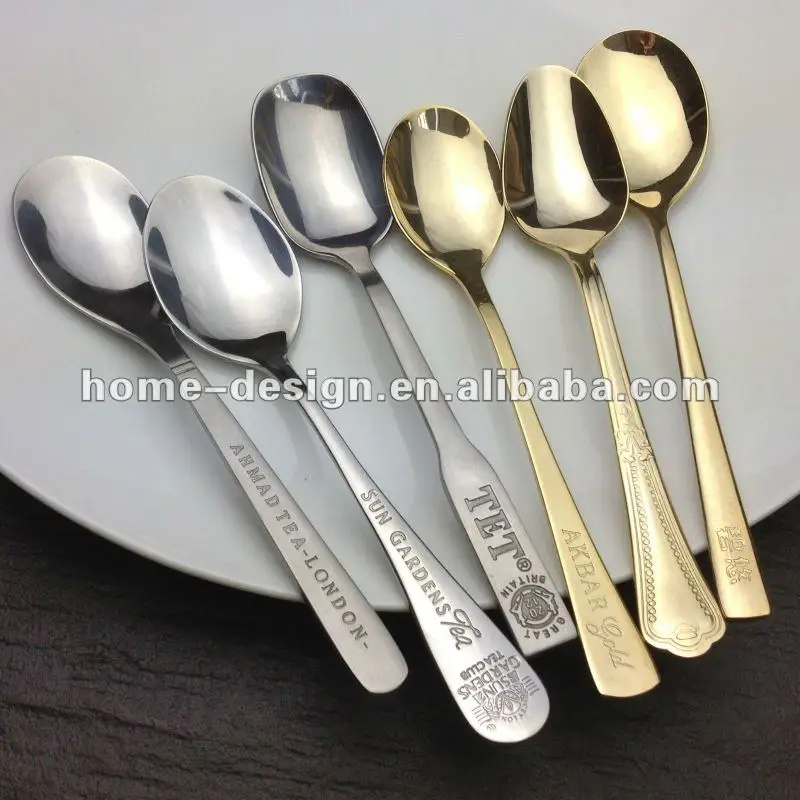 Stainless Steel Coffee Spoons - Customizable for Hotels