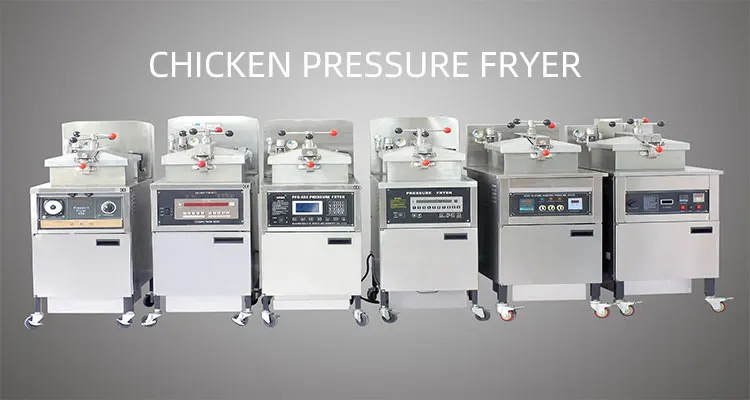 KFC Fast Food Restaurant Stainless Steel Commercial Gas Pressure Fryer ...