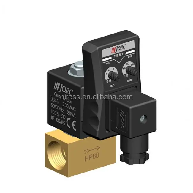 Jorc High Pressure Auto Drain Solenoid Valve With Timer 350 Bar - Buy ...