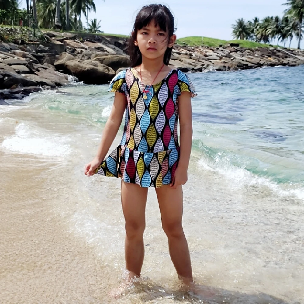 Toddler 8-12t Kids Girl Swimsuit One Piece Bathing Suits Child Swimwear ...