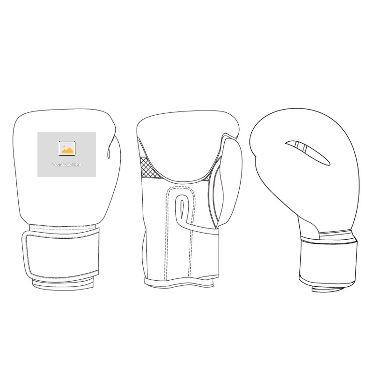 Wholesale Custom Hot Sale Print Logo Boxing Gloves Professional Boxing ...