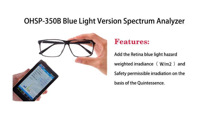 OHSP350B Blue Light Hazard Weighted Irradiance Meter