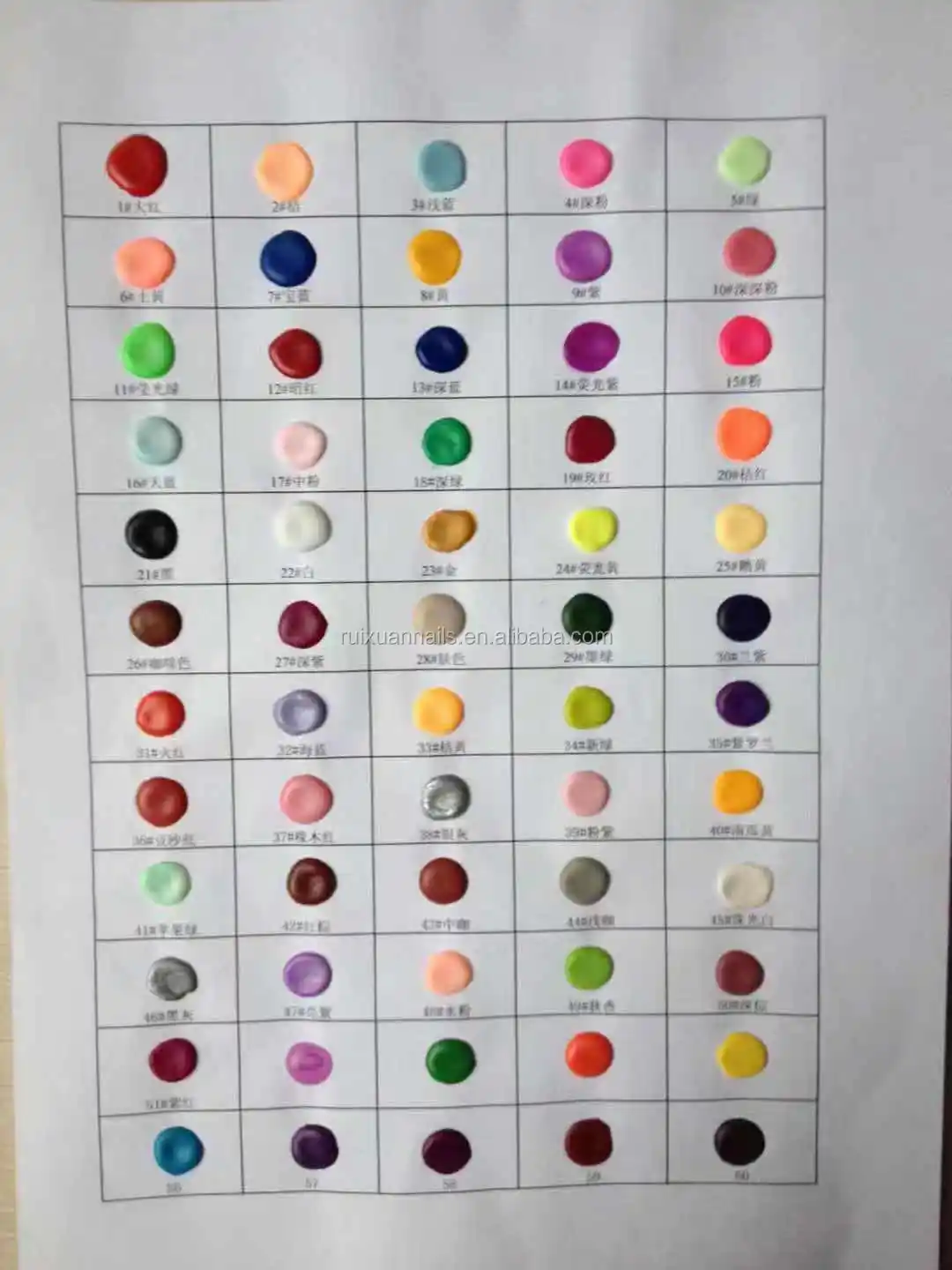 Manicure Acrylic Powder - Bulk Packing Colors for Nails