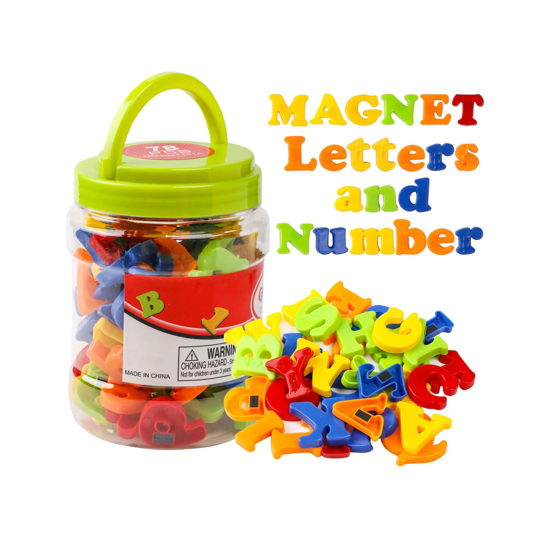 Magnetic Alphabet Magnets Letters And Numbers Toy Abc 123 Fridge ...