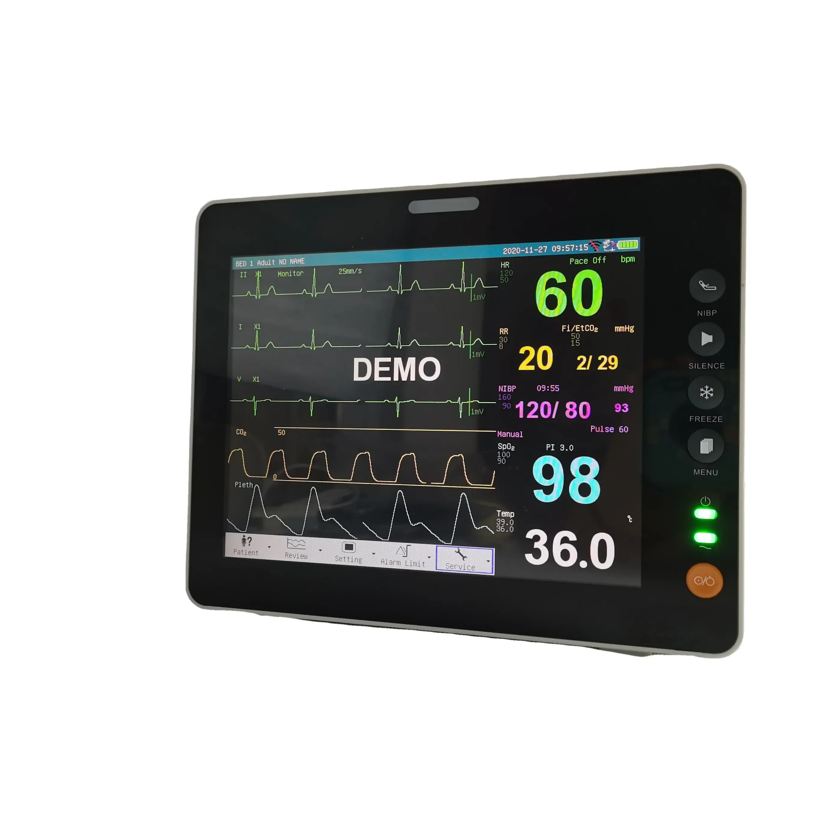 Amain High Quality OEM Neonates Children Adults Cardiac Monitor Trolley ...