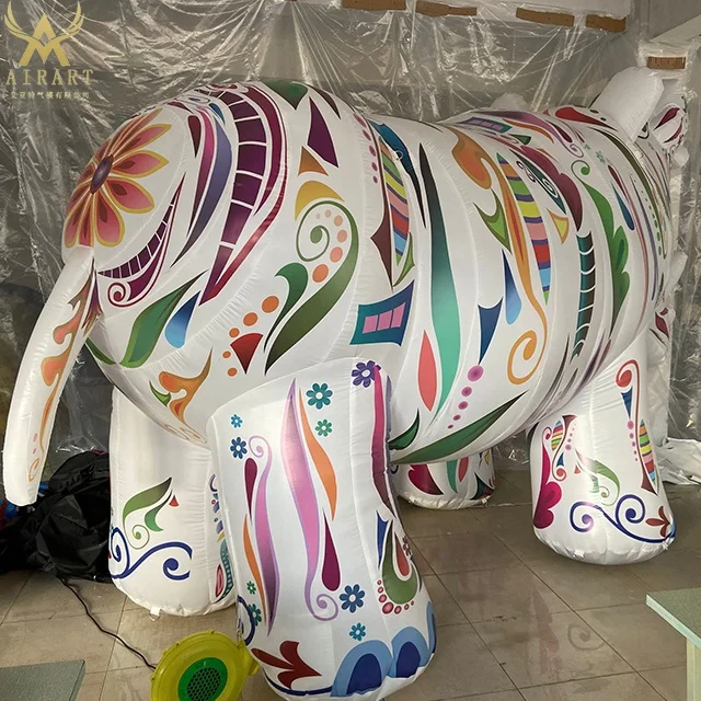 Advertising Inflatable Animal Hippopotamus Inflatable Cartoon Model ...