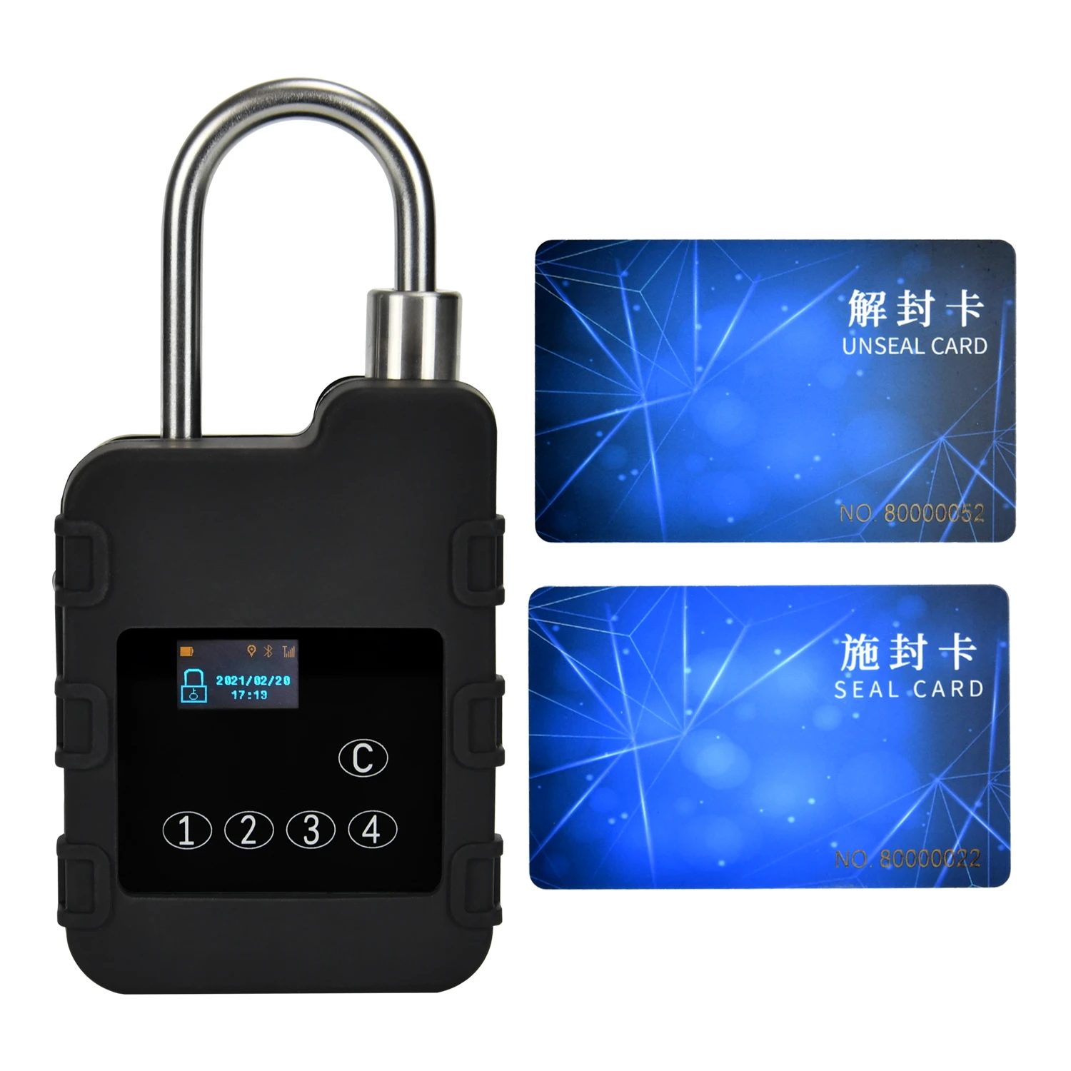 Smart GPS Tracker Logistic Padlock - Secure Your Assets