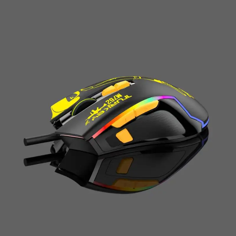 8 Keys Mouse Gaming Factory OEM ODM Mouse with RGB Running Horse Light ...