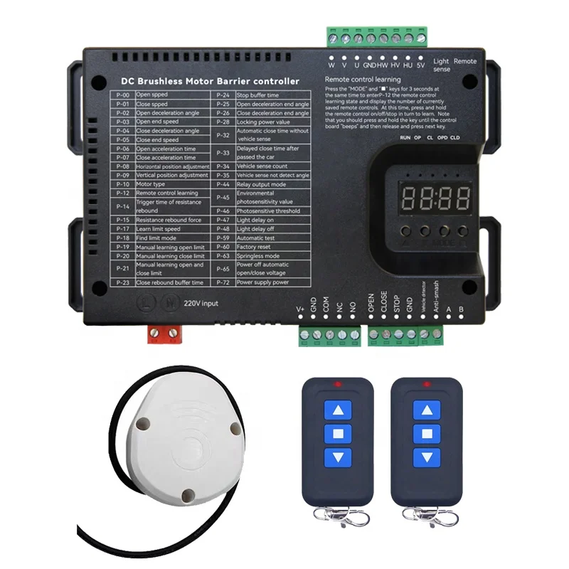 BLDC Barrier Gate Controller for Automatic Traffic Management