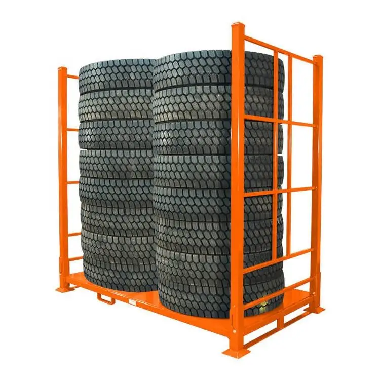 Heavy Duty Stacking Pallet Rack Metal Folding Stacking Racks Commercial ...