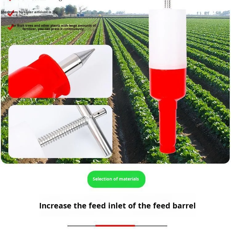 Underground Corn Soil-Applied Root Fertilizer Applicator Hand-Pressed ...
