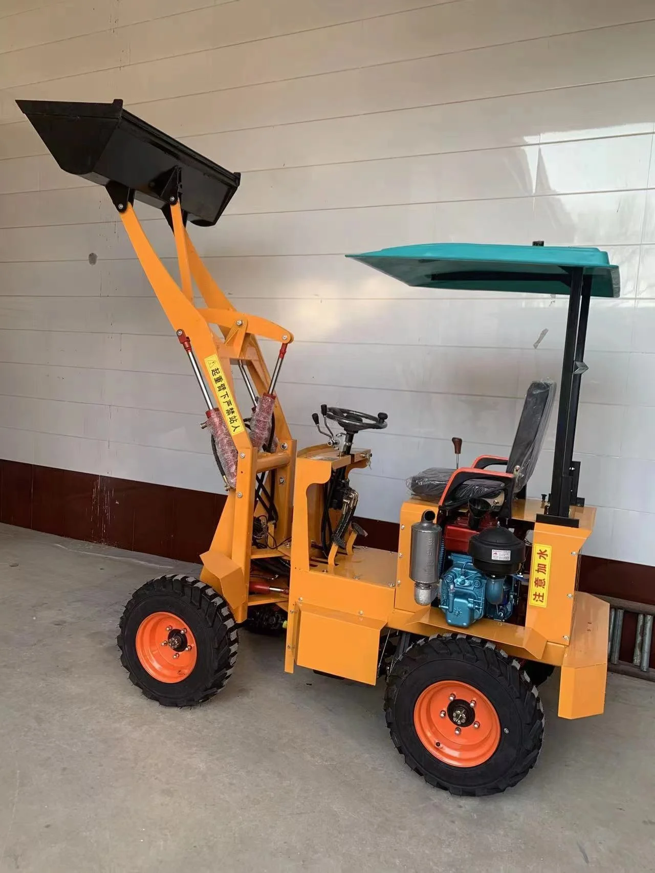 Powerful Engine New Mini Wheel Loaders Diesel Four-wheel Drive Used ...