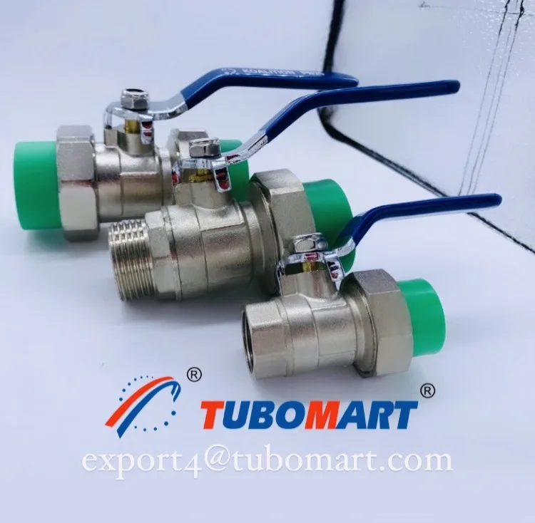 Ppr Valve Male Threat Ppr Pipes And Fittings Ppr Union Brass Valve With Iso Certificated As ...