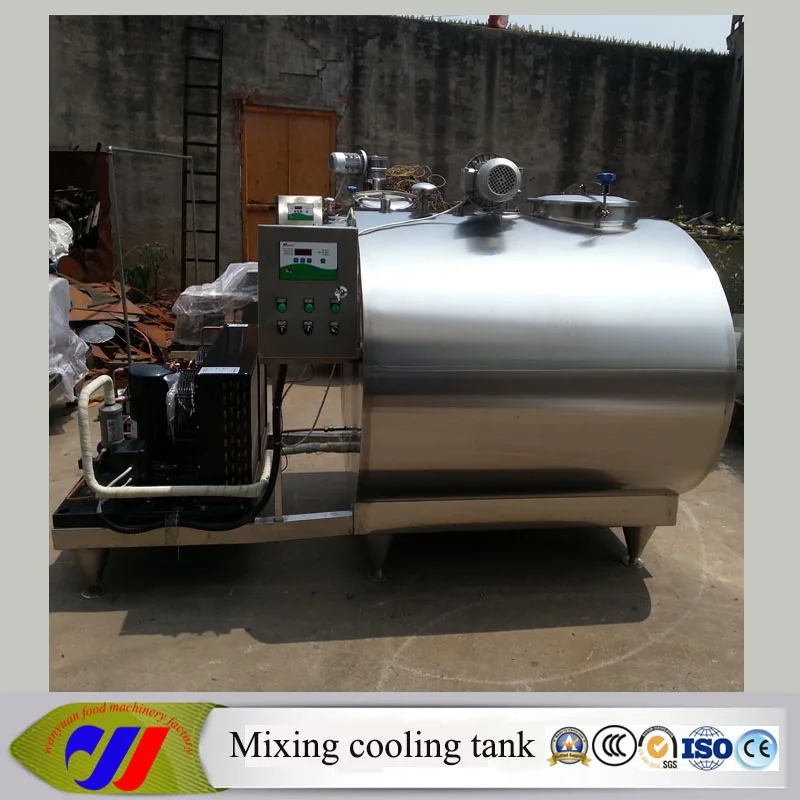 Large Refrigerated Bulk Milk Tank Milk Cooling Storage Tank - Buy Bulk ...