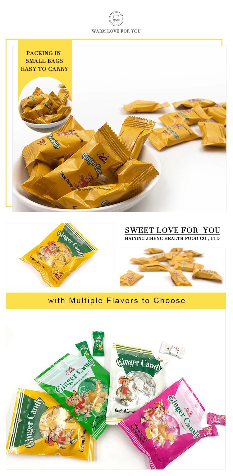 China Sweets And Candies Lemon Flavour Soft Candy Sugar Bulk - Buy ...