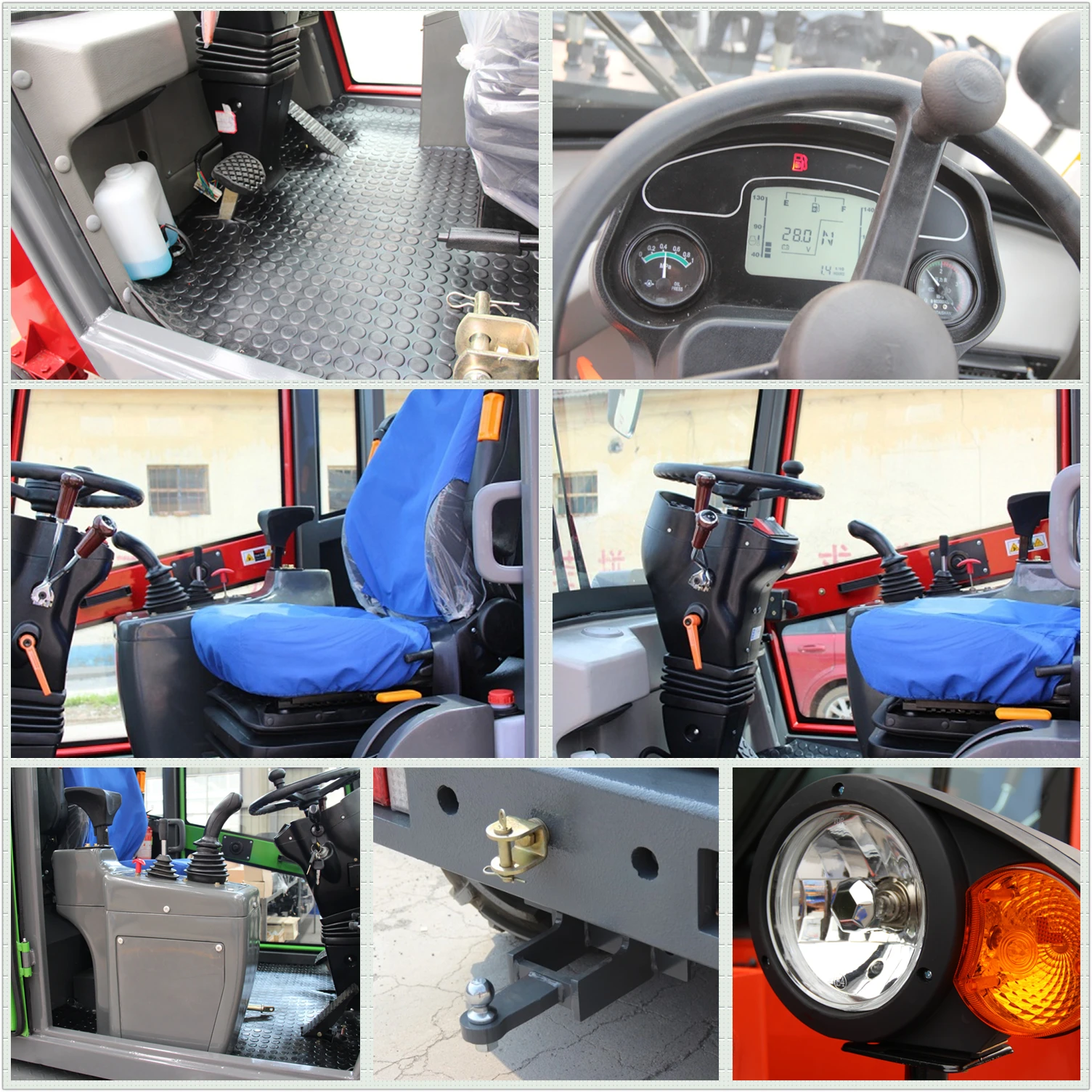 Good Quality Wolf Mini Wheel Loader WL 80 With CE - 800kg Capacity ...