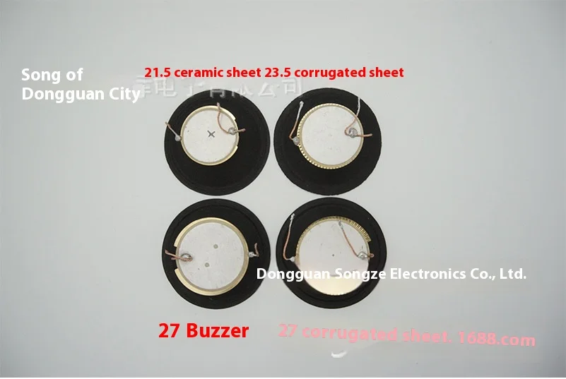 Southeast Asia 27mm Corrugated Buzzer Piezoelectric Ceramic Tweeter ...