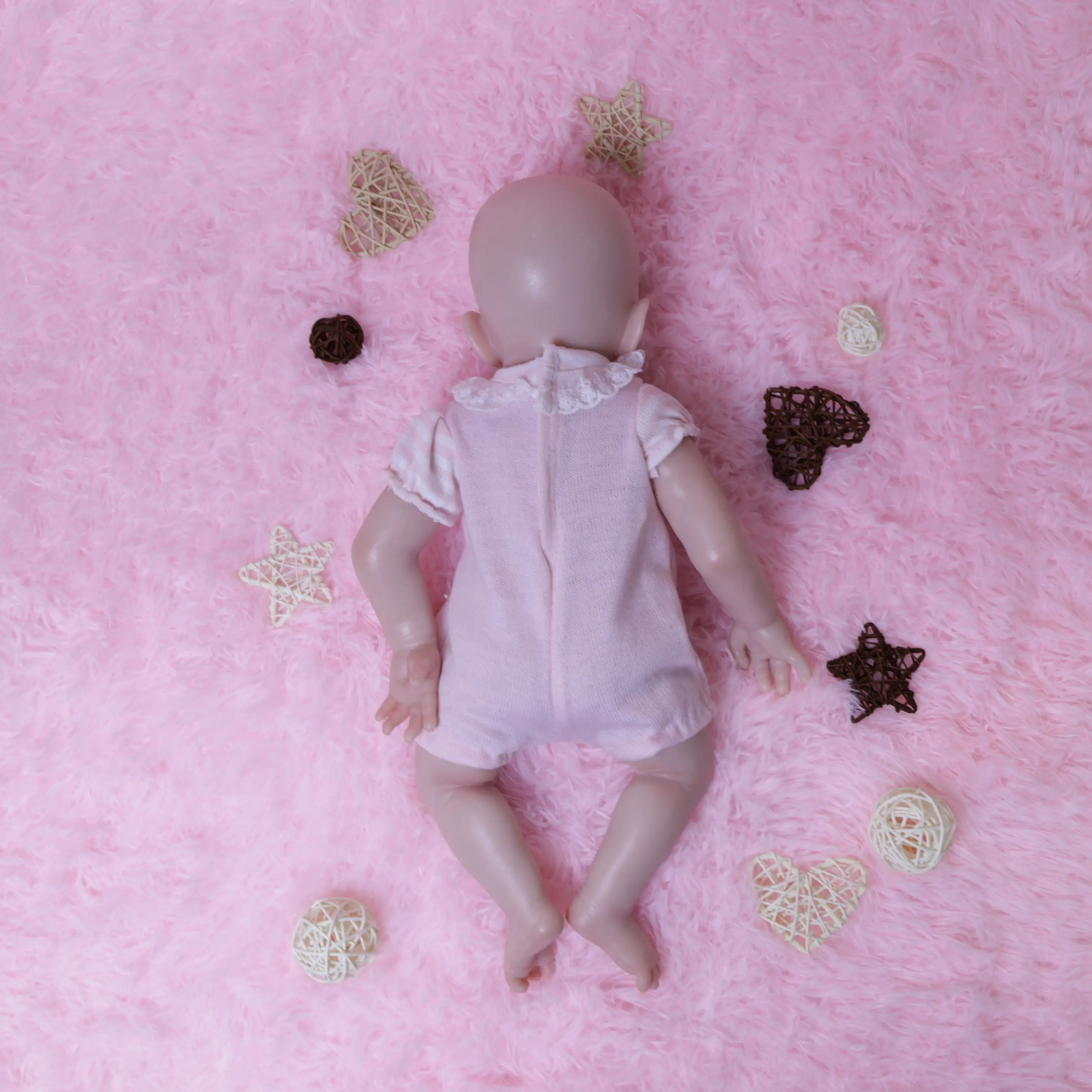 18.5inch Real Reborn Doll Baby Silicone Body(girl) Newborn Baby ...