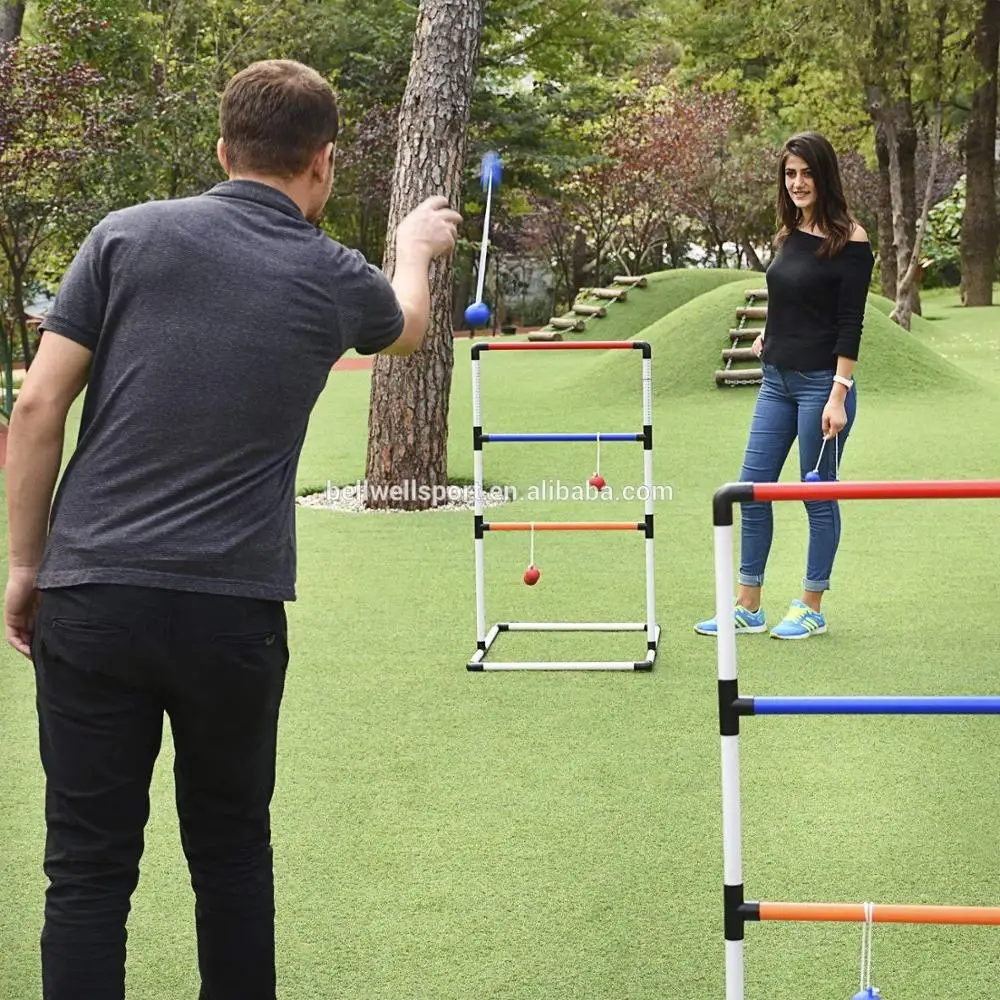 Ladder Ball Golf,Ladder Toss Outdoor Game Set With 6 Bolo Balls,Travel ...